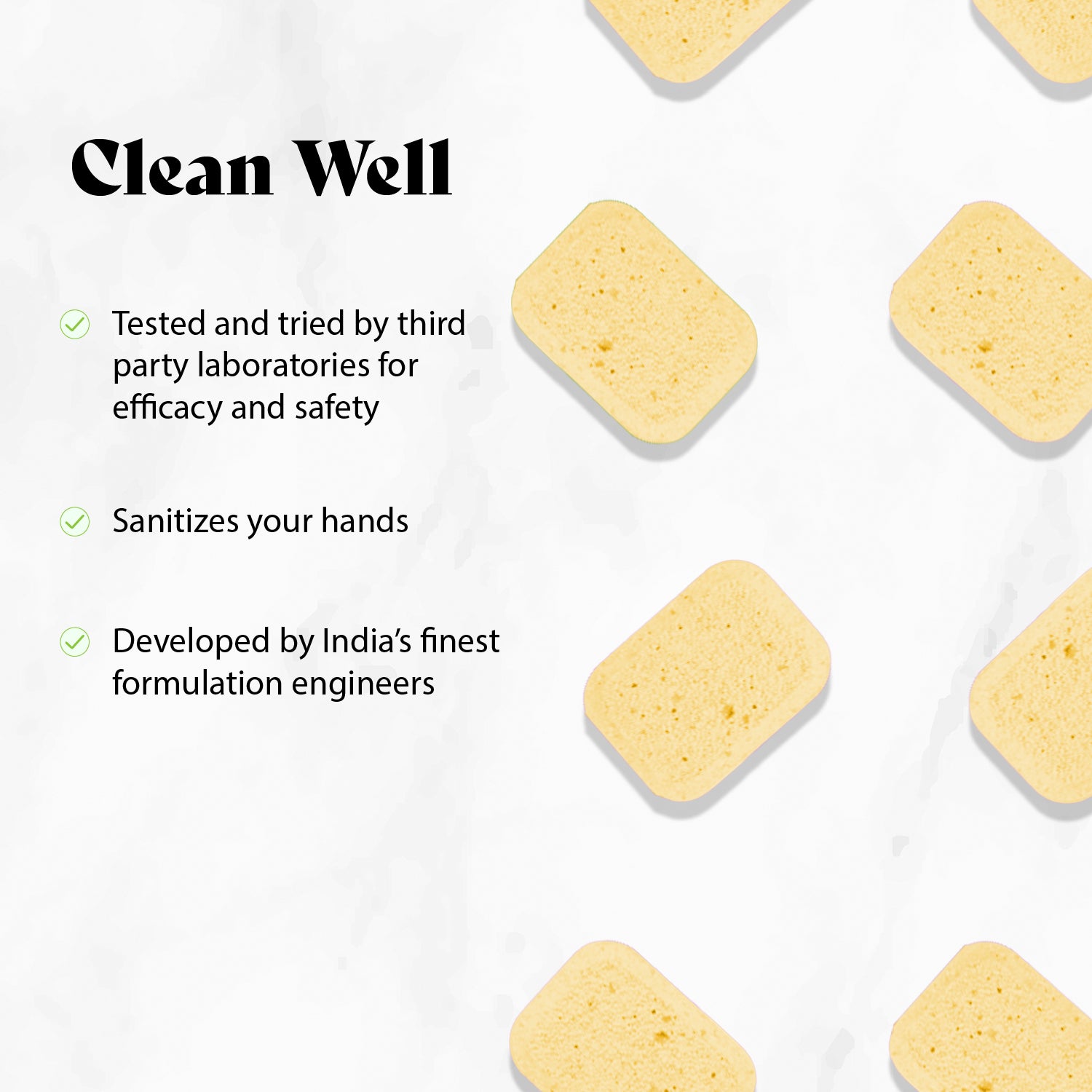 Multi Surface Cleaning Tablet | Bathroom Cleaning Tablet | Handwash ...